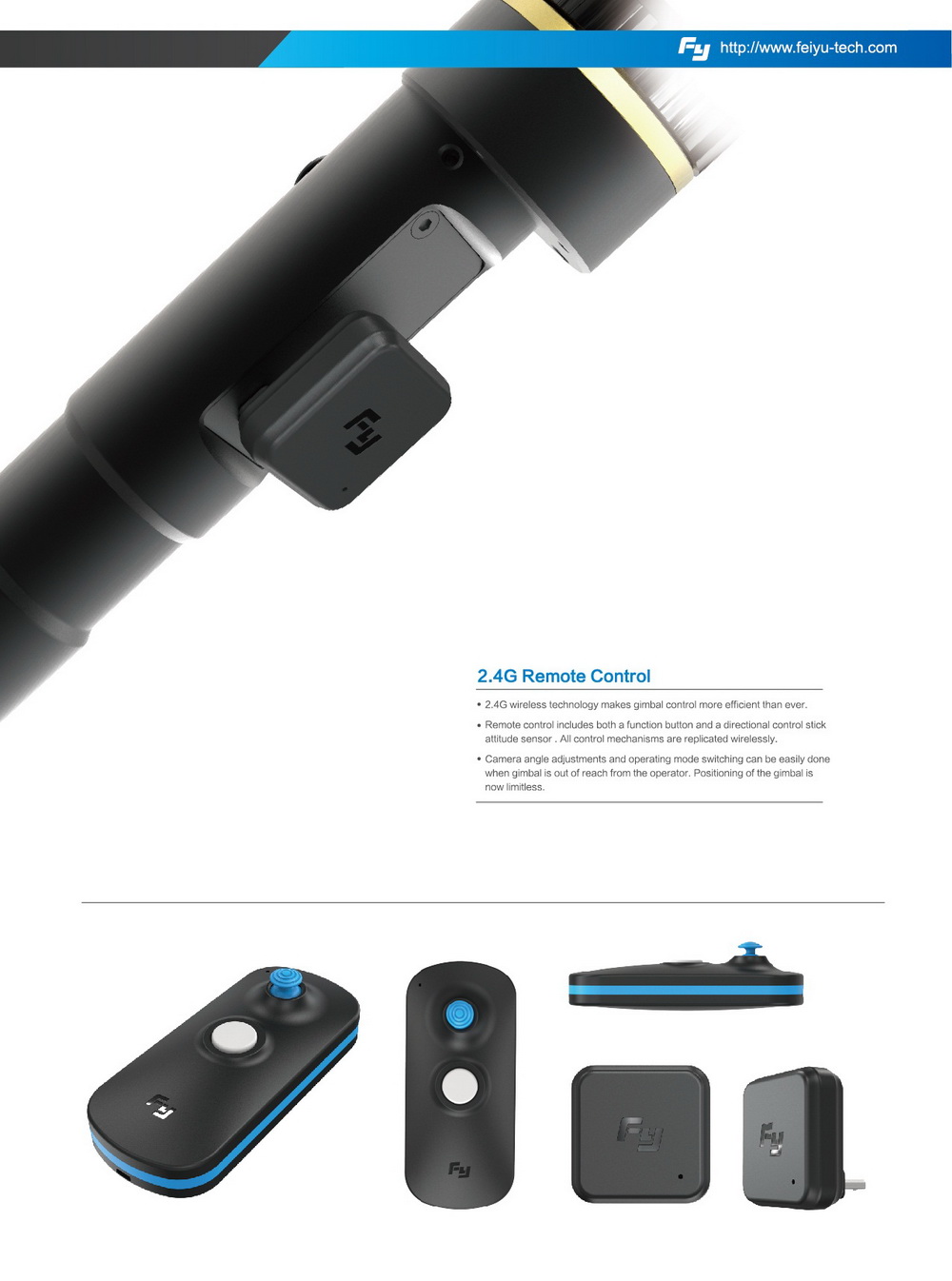 FEIYU TECH G4/G4S WIRELESS REMOTE CONTROL